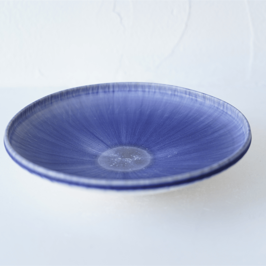 NO.19-B 岩崎龍二 Φ20㎝ 7寸縁鉢 紫匂 | JIBITA