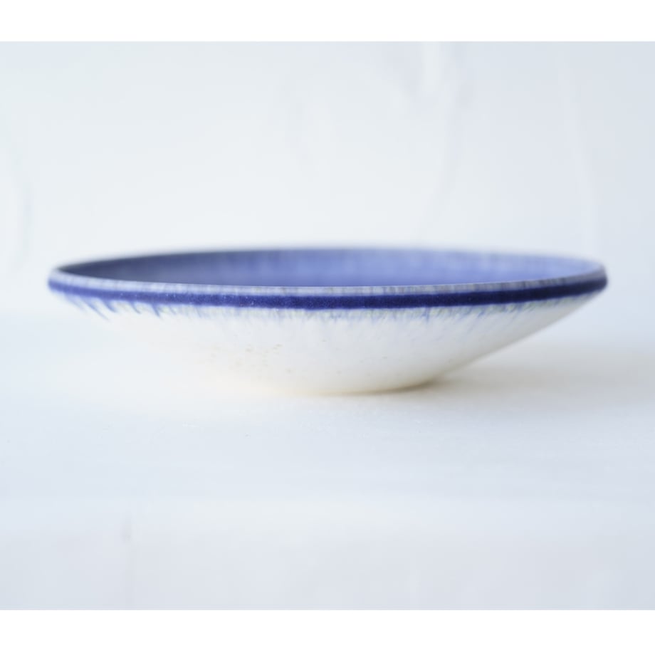 NO.19-B 岩崎龍二 Φ20㎝ 7寸縁鉢 紫匂 | JIBITA