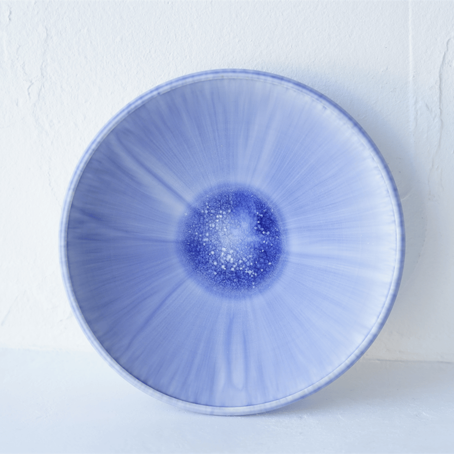 NO.15-C 岩崎龍二 Φ20.2㎝ 7寸丸鉢 紫匂 | JIBITA