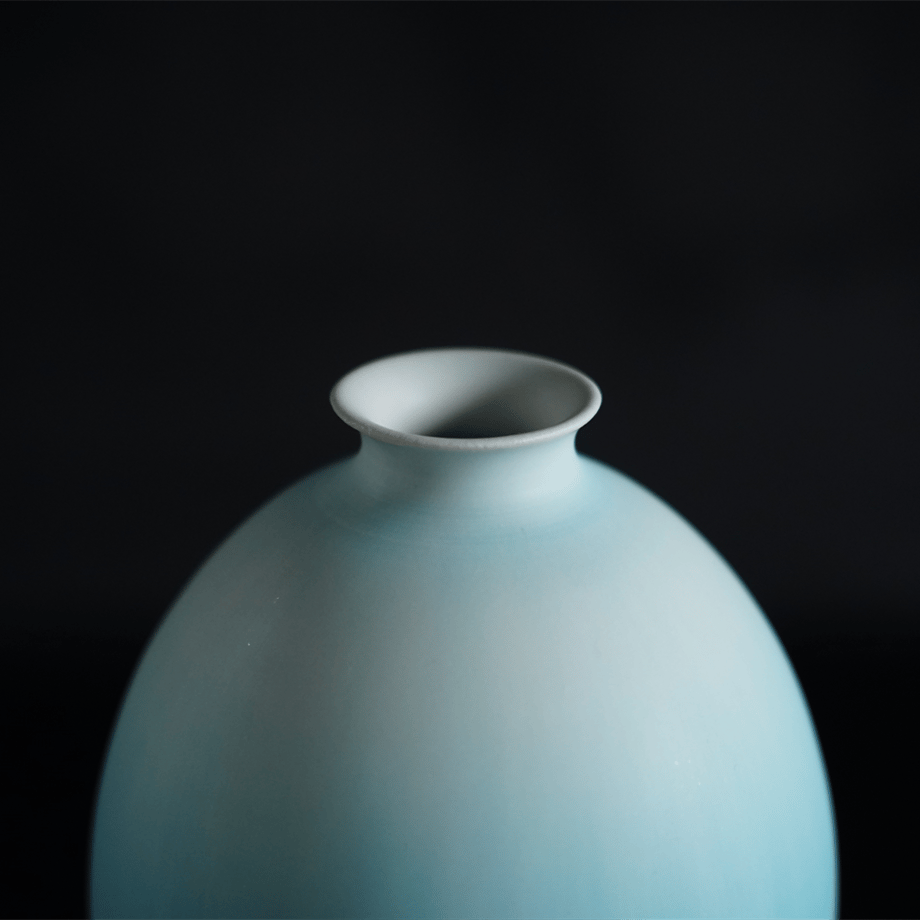 NO.35-4 岩崎龍二 花器 アイスグリーン | JIBITA