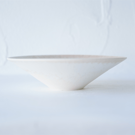 NO.11-A2 岩崎龍二 Φ18.2㎝ 6寸リム鉢 桃+アイスグリーン | JIBITA