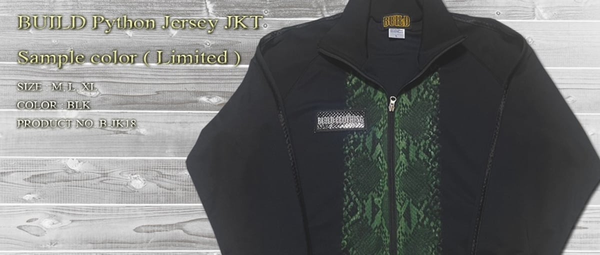 Build Python Jersey JKT／Sample Print Color リリ...