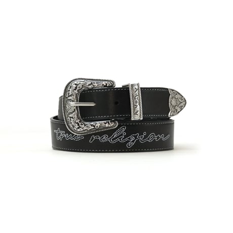 True Religion / Giddy Up Western Buckle Belt
