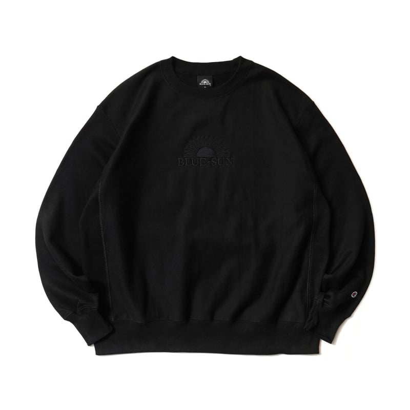 Blue Sun Record / Logo Crewneck Sweatshirt (cha Blue Sun Record / Logo Crewneck Sweatshirt (cha