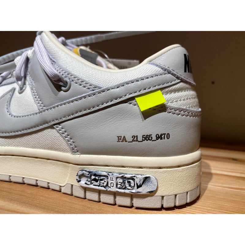 ☆OFFWHITEコラボ・OFF-WHITE 1 OF 50 No.49 - NIKE DUN ☆OFFWHITEコラボ・OFF-WHITE 1 OF 50 No.49 - NIKE DUN