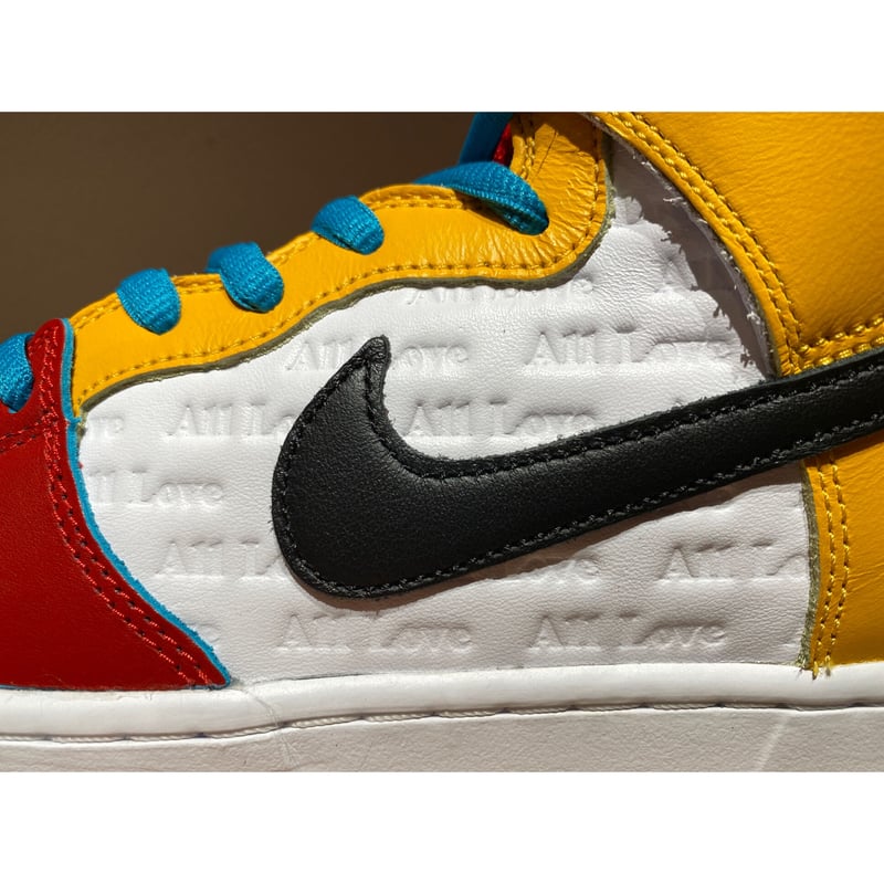 ☆froSkateコラボ・ALL LOVE NO HATE - NIKE SB DUNK HI ☆froSkateコラボ・ALL LOVE NO HATE - NIKE SB DUNK HI