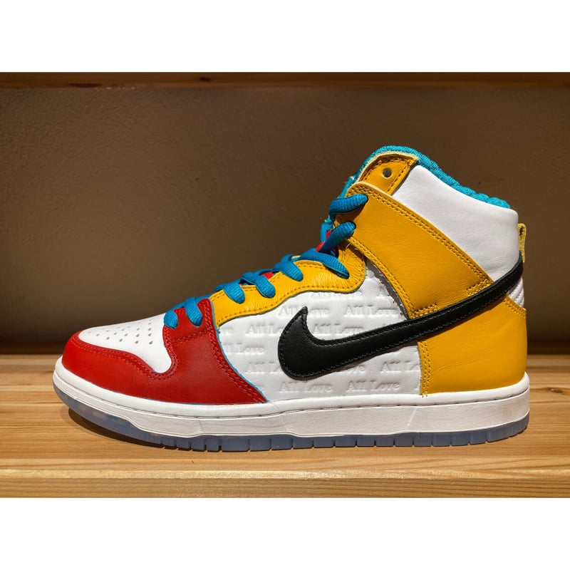 ☆froSkateコラボ・ALL LOVE NO HATE - NIKE SB DUNK HI ☆froSkateコラボ・ALL LOVE NO HATE - NIKE SB DUNK HI