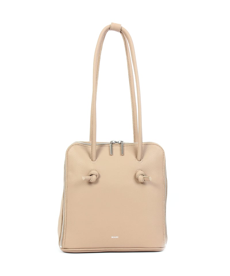 B-24018】BEAURE カウレザー ブガッティ型ロングハンドルバッグ B-24018】BEAURE カウレザー ブガッティ型ロングハンドルバッグ