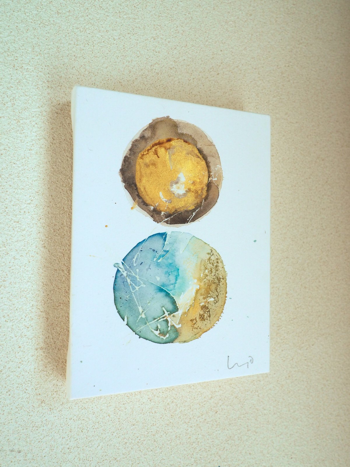 【Original Painting】Layers of this Moment -光と影-