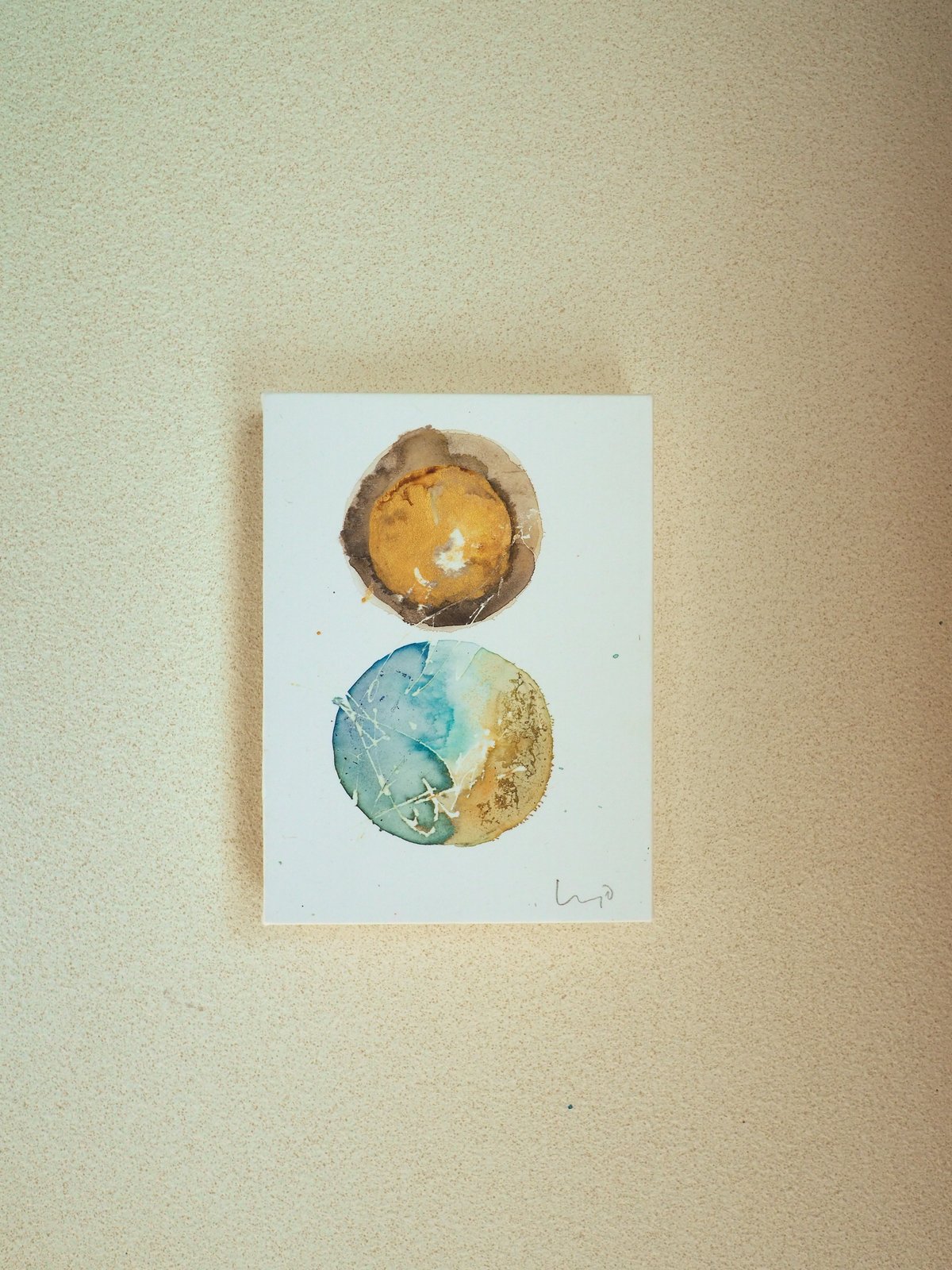 【Original Painting】Layers of this Moment -光と影-