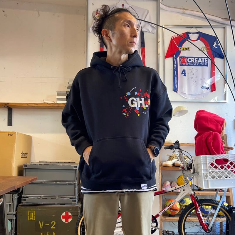 背番号が入るGHBPビッグシルエットスウェットパーカー 背番号が入るGHBPビッグシルエットスウェットパーカー