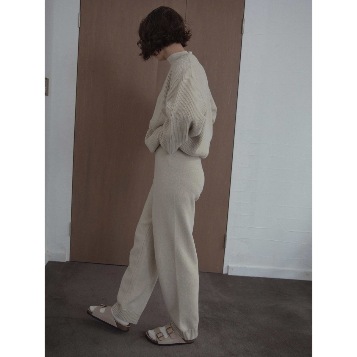 NOKCHA original】mannish knit pants/3colors_np1 NOKCHA original】mannish knit pants/3colors_np1