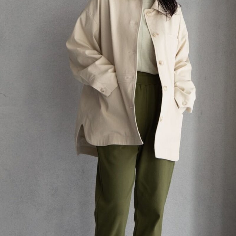 nokcha original】twill over jacket/ivory_no0198 nokcha original】twill over jacket/ivory_no0198