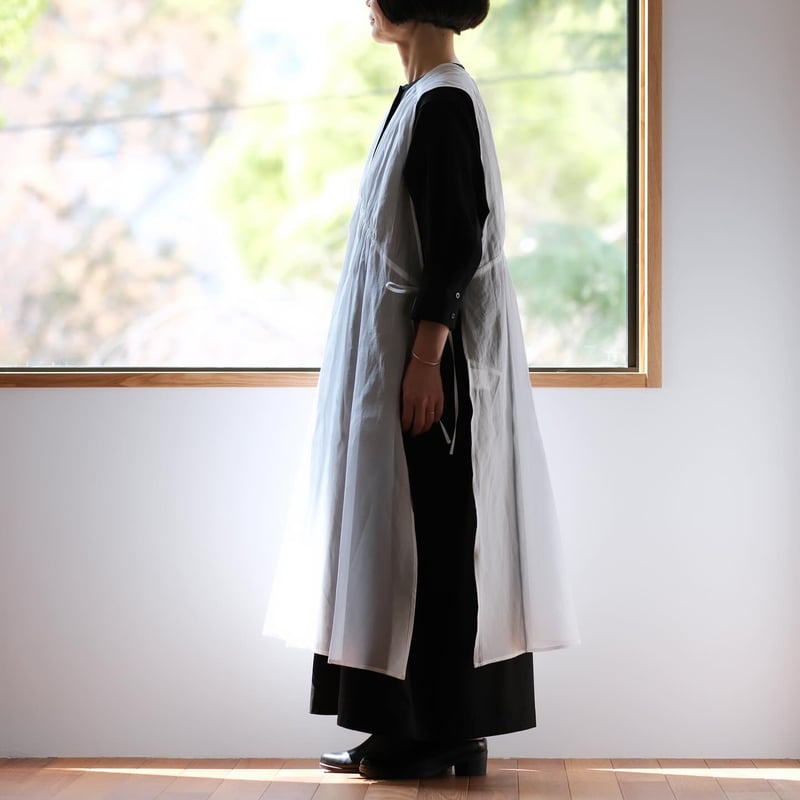 organza 2way long dress (白)|TENNE HANDCRAFTED M organza 2way long dress (白)|TENNE HANDCRAFTED M