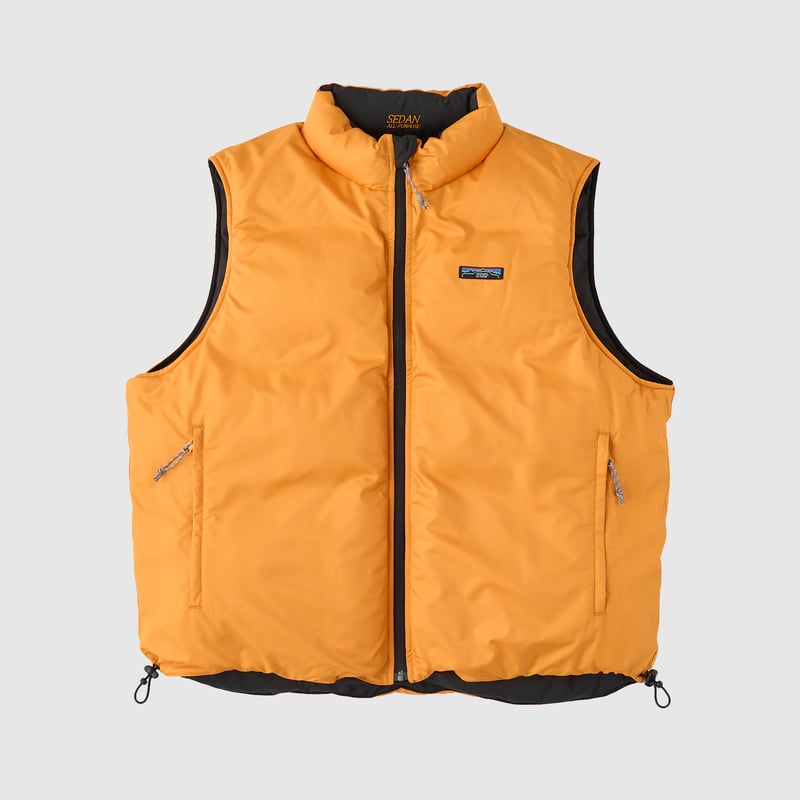 SEDAN ALL-PURPOSE|Reversible Down Vest(Black x SEDAN ALL-PURPOSE|Reversible Down Vest(Black x