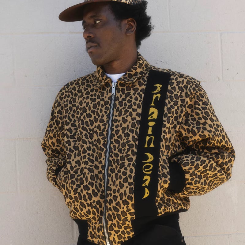 BRAIN DEAD | Twill Flight Jacket(Leopard) | T.F BRAIN DEAD | Twill Flight Jacket(Leopard) | T.F