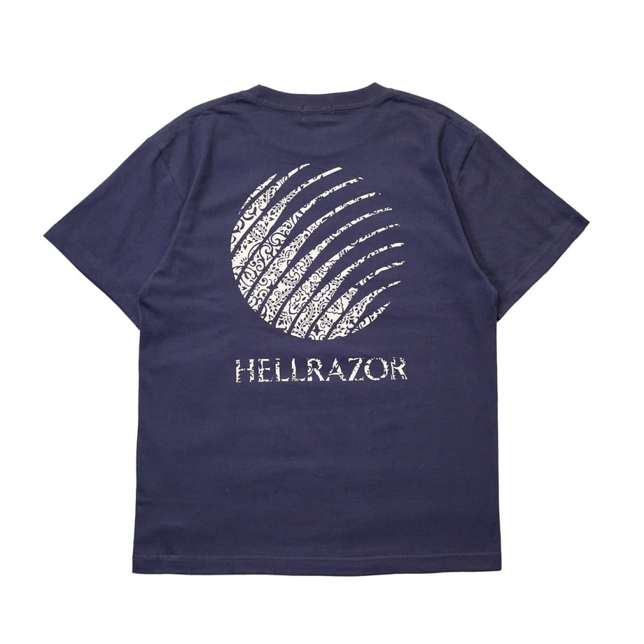 HELLRAZOR / LEAF PAISLEY LOGO SHIRT (NAVY) | T....