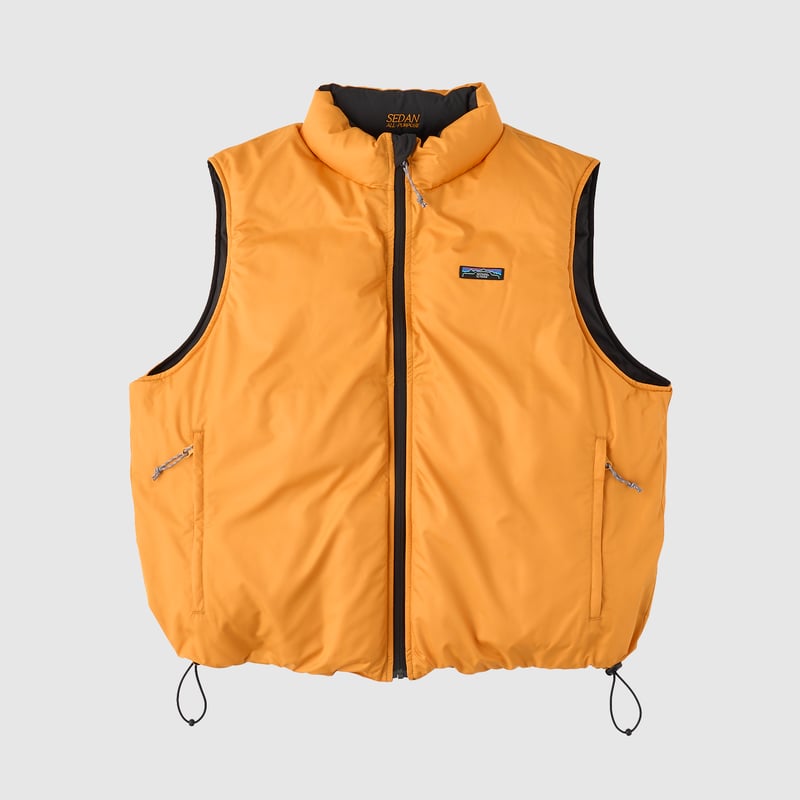 SEDAN ALL-PURPOSE|Reversible Down Vest(Black x SEDAN ALL-PURPOSE|Reversible Down Vest(Black x