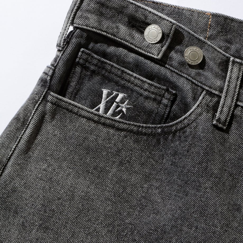 XLARGE | EMBOSSED DENIM PANTS(BEIGE) | T.F.L on...