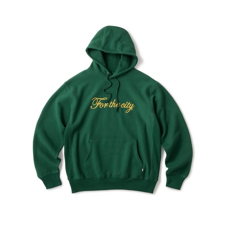 FTC | SCRIPT LOGO PULLOVER HOODY "GREEN" (FTC02...
