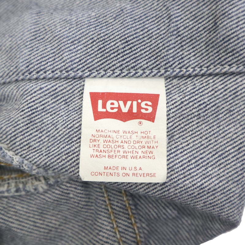 90's Levi's 70506-0217 Denim Trucker Jacket 42サ 90's Levi's 70506-0217 Denim Trucker Jacket 42サ