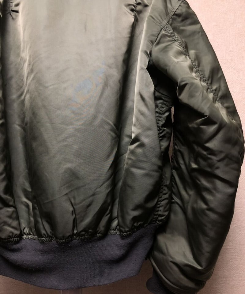 U.S.A.製時代最終期MA-1美品〉U.S.A.製時代最終期ALPHA社IDEAL U.S.A.製時代最終期MA-1美品〉U.S.A.製時代最終期ALPHA社IDEAL