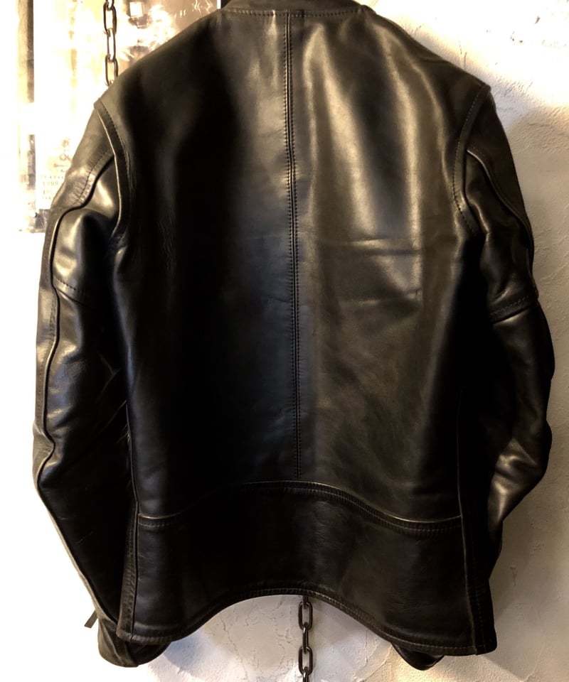 超目玉極上茶芯タイトフィットシングルライダース》Aero Leather 超目玉極上茶芯タイトフィットシングルライダース》Aero Leather