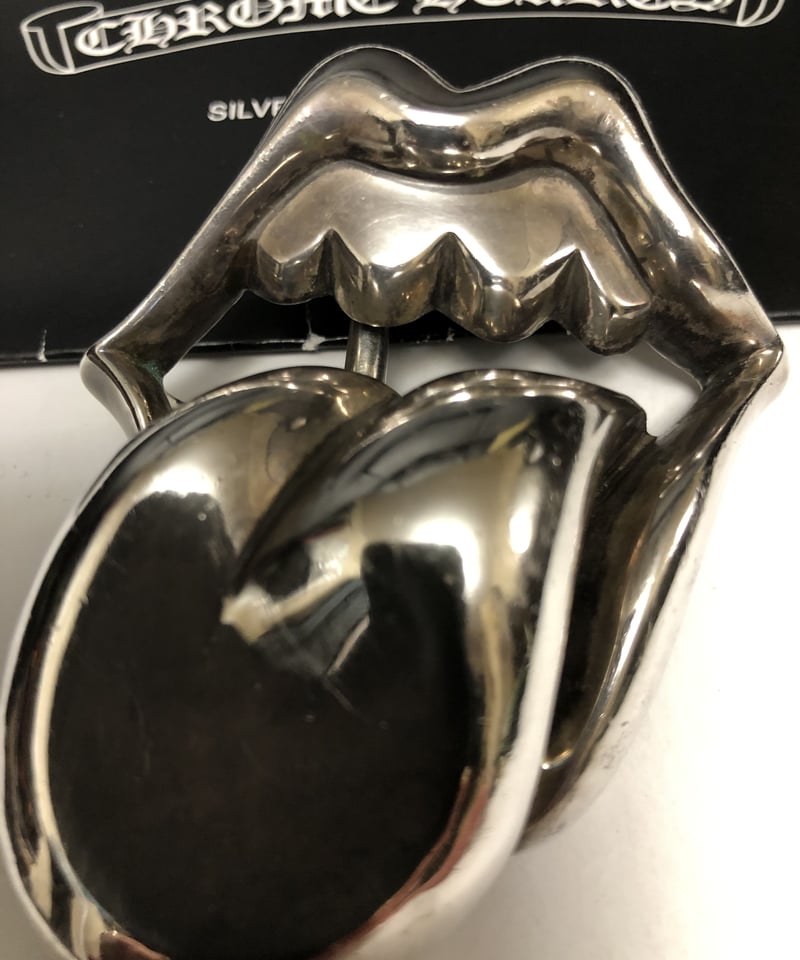 帝王クロムハーツ希少LIPS&TONGUEシルバーバックル》 Chrome 帝王クロムハーツ希少LIPS&TONGUEシルバーバックル》 Chrome