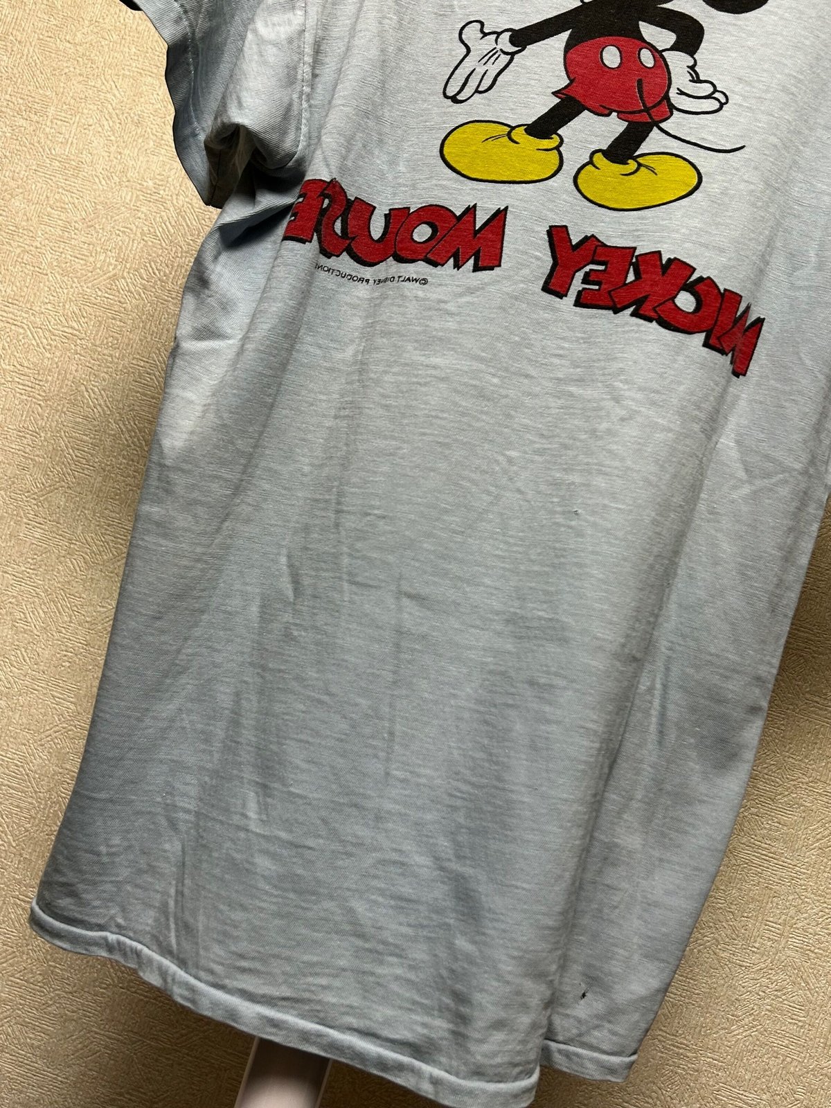 エイティーズU.S.A.製希少両面プリントミッキーTee〉80年代 エイティーズU.S.A.製希少両面プリントミッキーTee〉80年代