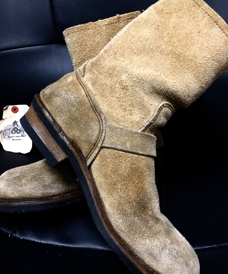 超目玉往年の貴重PT83起毛エンジニア》オールドU.S.A.製RED WING 超目玉往年の貴重PT83起毛エンジニア》オールドU.S.A.製RED WING