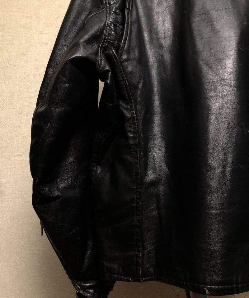 セブンティーズTALON社製涙目ジッパー茶芯ライダース〉 70年代 セブンティーズTALON社製涙目ジッパー茶芯ライダース〉 70年代
