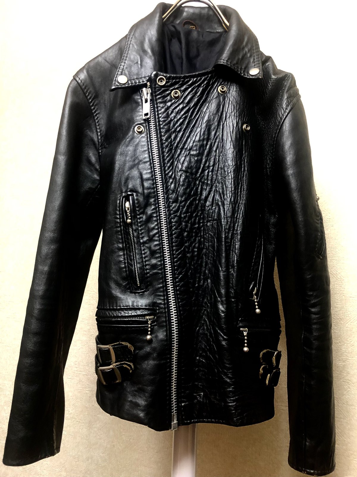 UKセブンティーズシボ革SHEEPパンクスライダース》70,s UKセブンティーズシボ革SHEEPパンクスライダース》70,s
