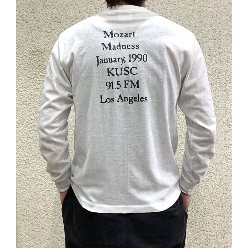1990 KUSC Mozart L/S T-shirt Made in usa🇺🇸 size