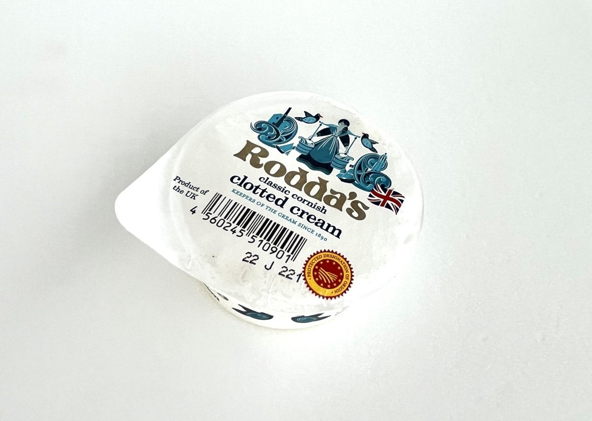 【冷凍クロテットクリーム】冷凍ロダス Cornish Clottad Cream 28g