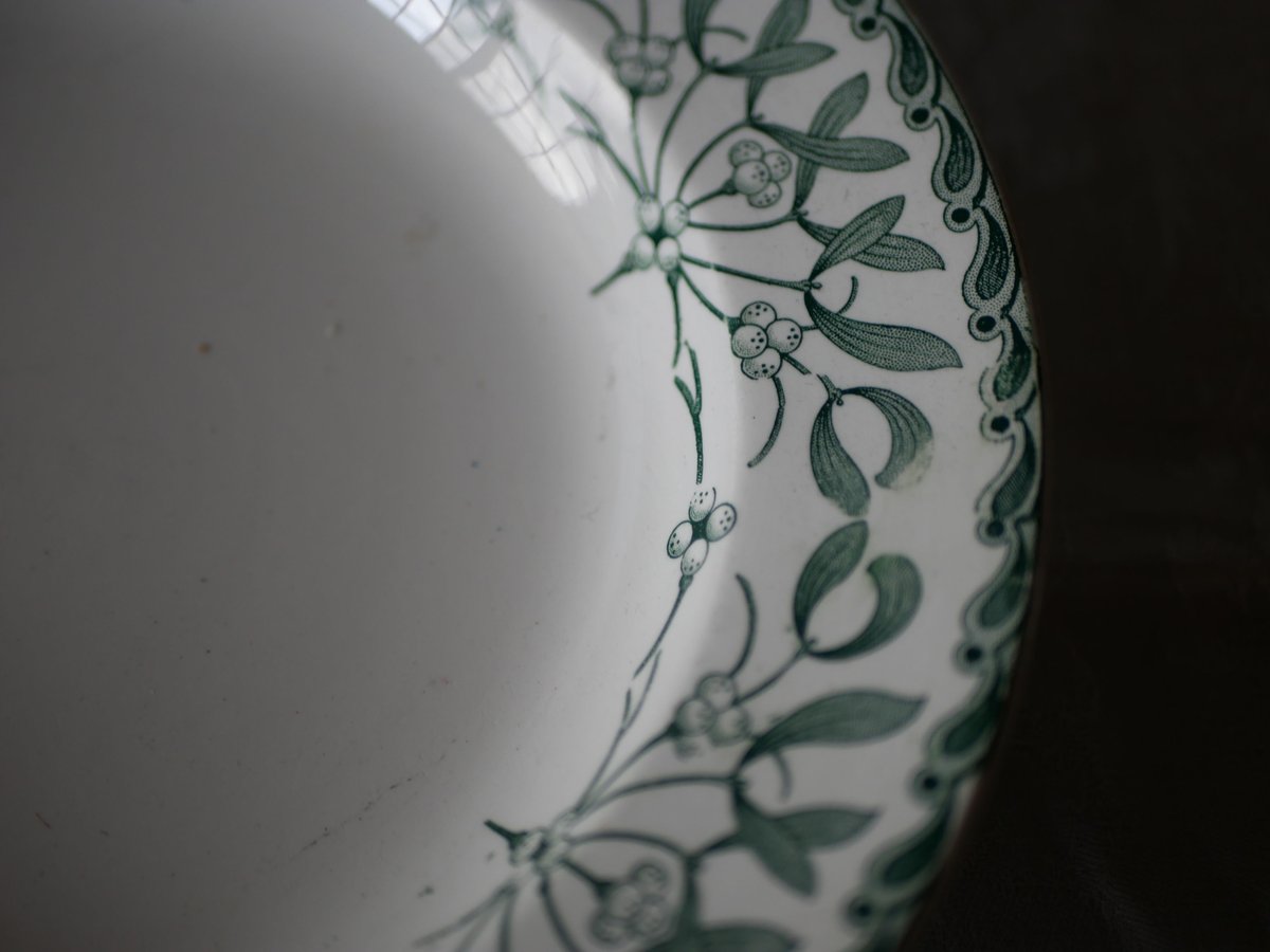 深皿 ヤドリギ フランスアンティーク 宿り木 brocante | mamantique 深皿 ヤドリギ フランスアンティーク 宿り木 brocante | mamantique