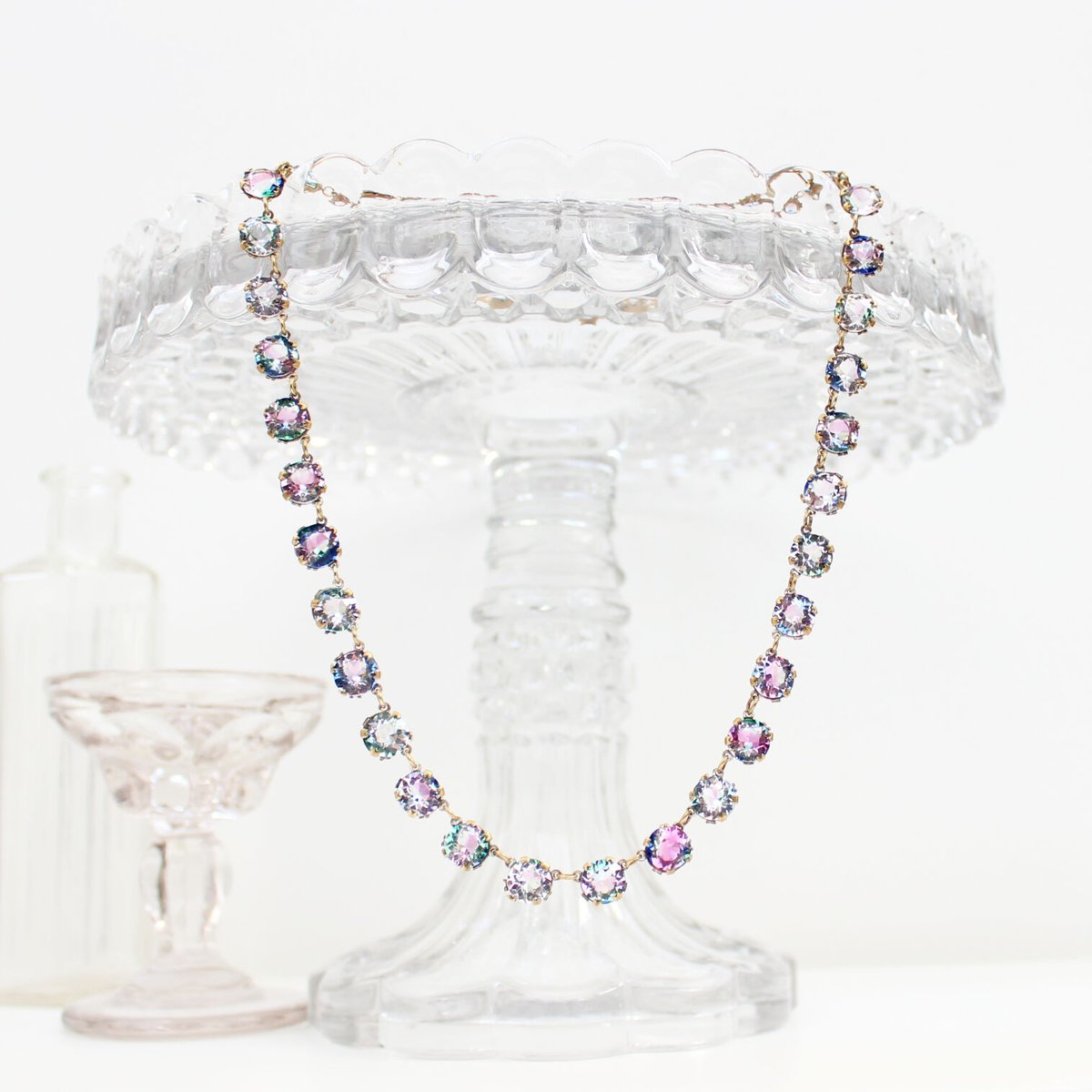 iris glass necklace *basel | tinycrown iris glass necklace *basel | tinycrown
