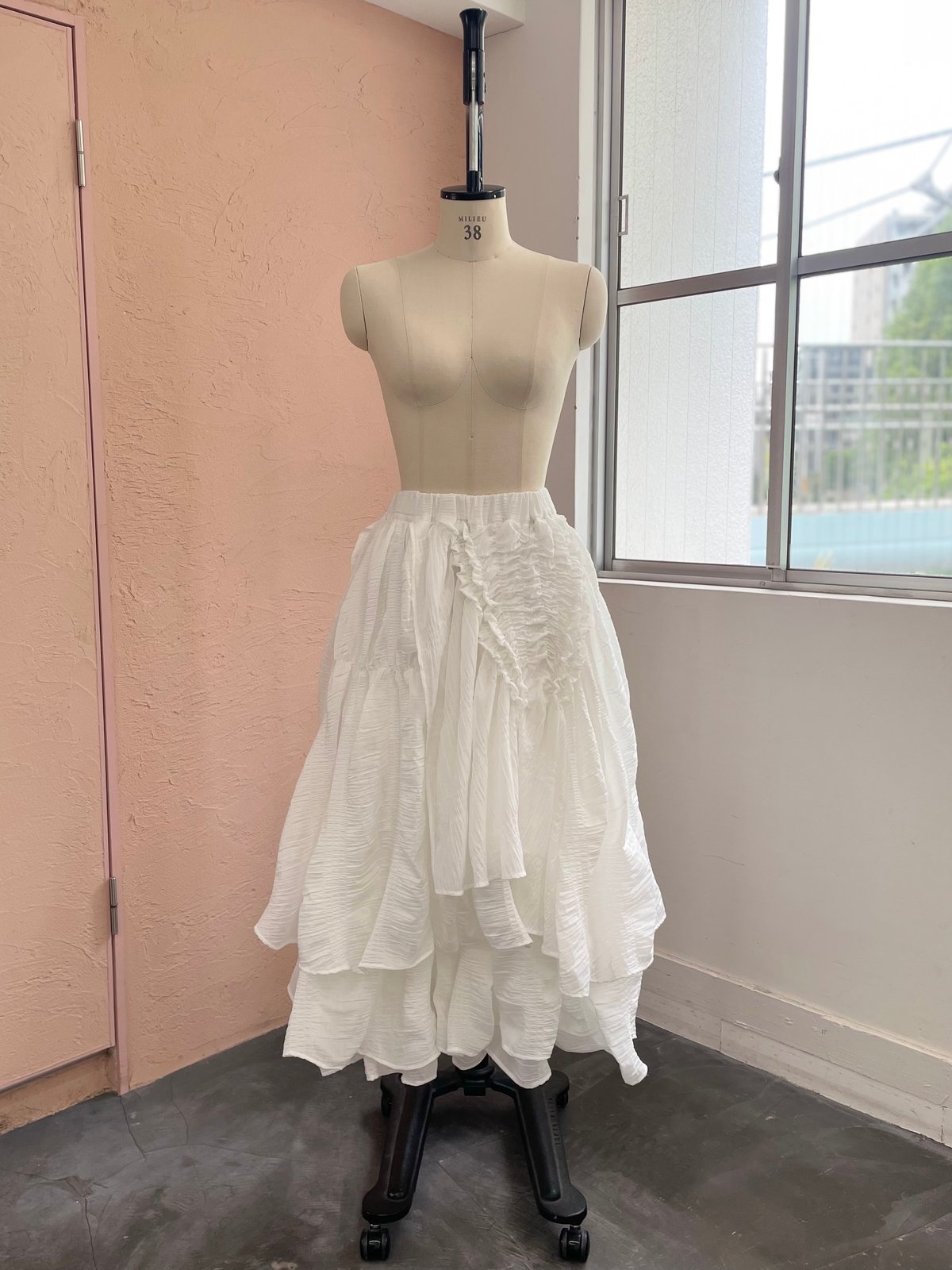 [別注] S02 Traditional overlap skirt | APRIL