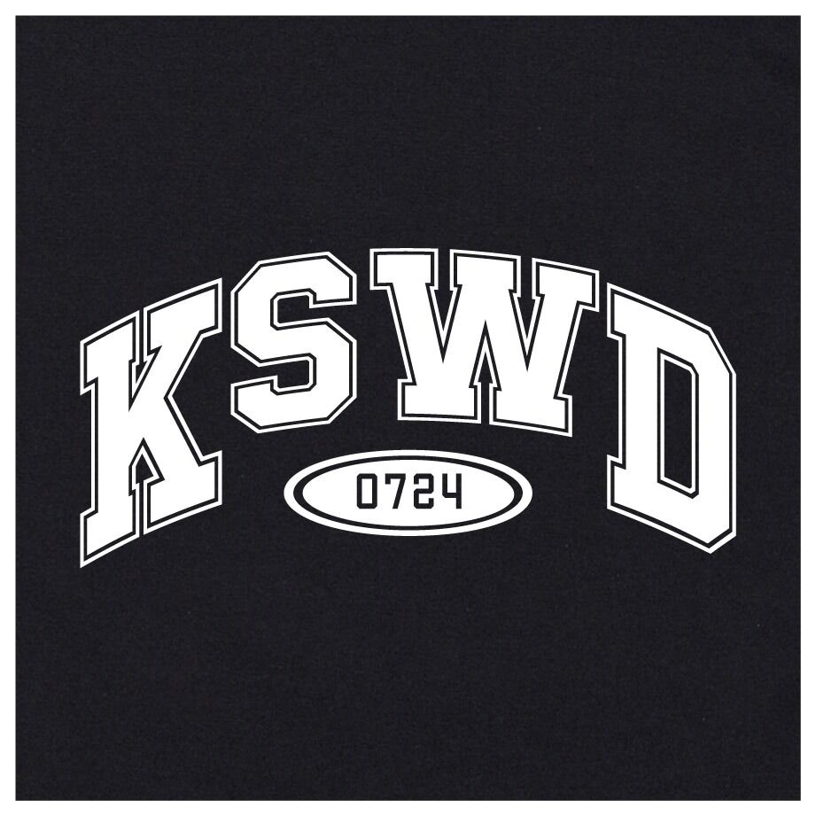 【KISHIWADA CITY】KSWD COLLEGE TEE(BLACK) | PuffP...