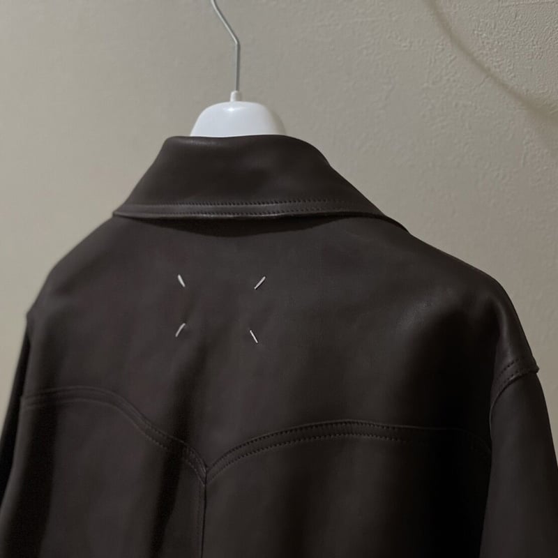 新品 maison margiela 2021aw leather jacket 46 | r 新品 maison margiela 2021aw leather jacket 46 | r