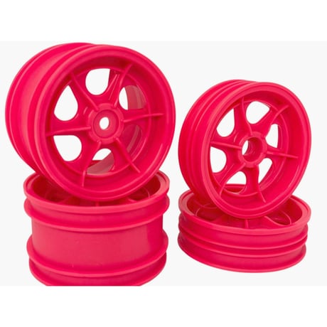 JC RACING PRODUCTS アスチュート 2WD ホイールセット (4pc)(ピンク...