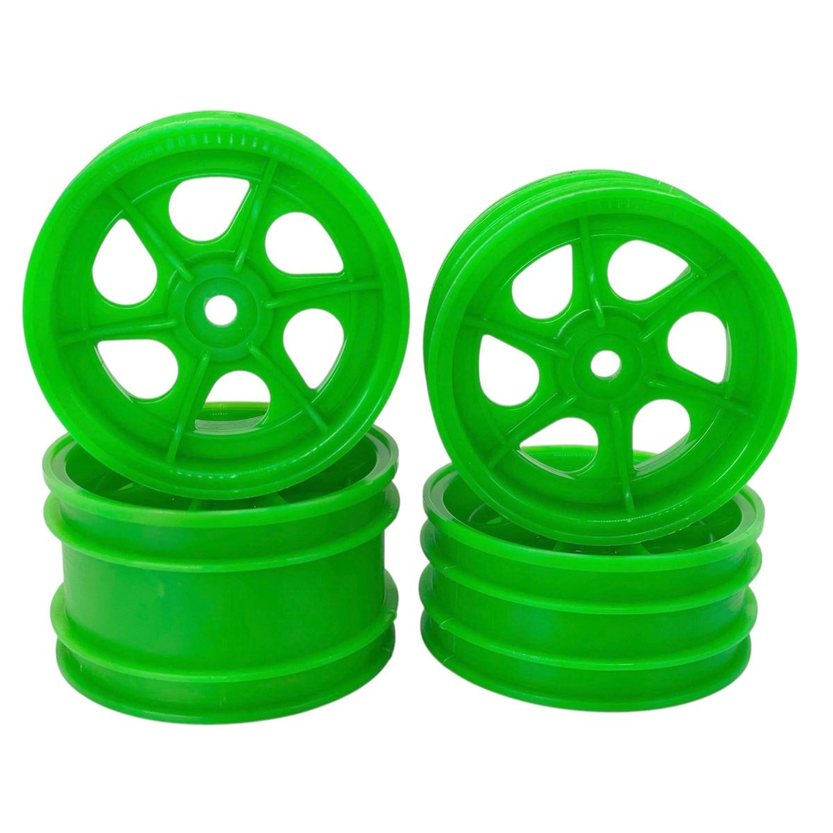 JC RACING PRODUCTS イグレス 4WD ホイールセット(4pcs)(グリーン)...