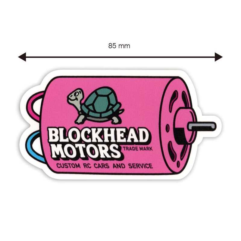 モーターステッカー【ピンク】 | BLOCKHEAD MOTORS モーターステッカー【ピンク】 | BLOCKHEAD MOTORS