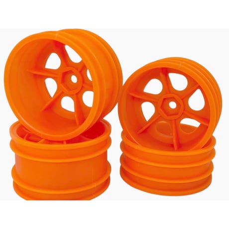 JC RACING PRODUCTS イグレス 4WD ホイールセット(4pcs)(オレンジ)...