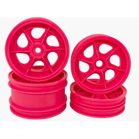 JC RACING PRODUCTS アスチュート 2WD ホイールセット (4pc)(ピンク...