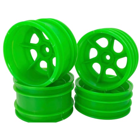JC RACING PRODUCTS イグレス 4WD ホイールセット(4pcs)(グリーン)...