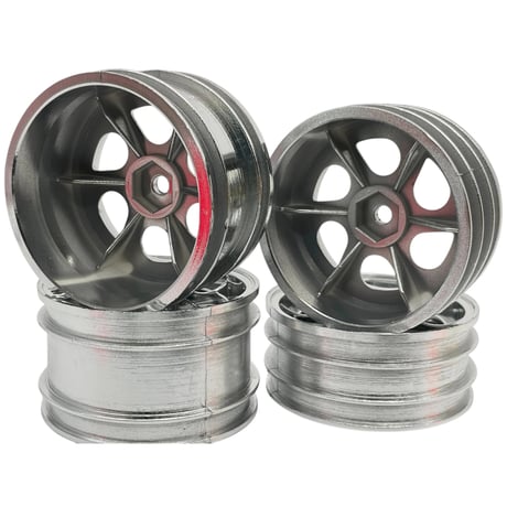 JC RACING PRODUCTS イグレス 4WD ホイールセット(4pcs)(シルバー)...