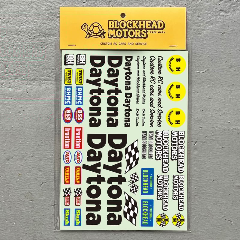 Daytona X BLOCKHEAD MOTORSコラボデカールシート | BLOCKHEA Daytona X BLOCKHEAD MOTORSコラボデカールシート | BLOCKHEA