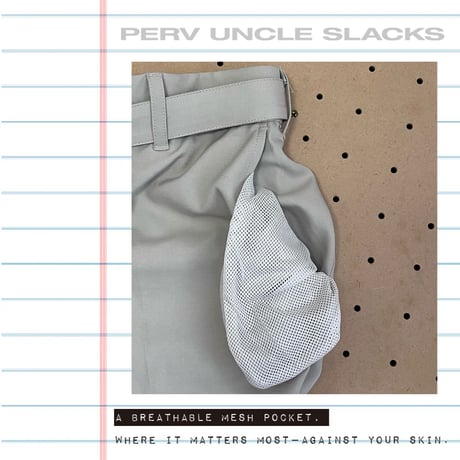 PERV UNCLE SLACKS 6.0 (WHITE GRAY) | Sorry a bo...