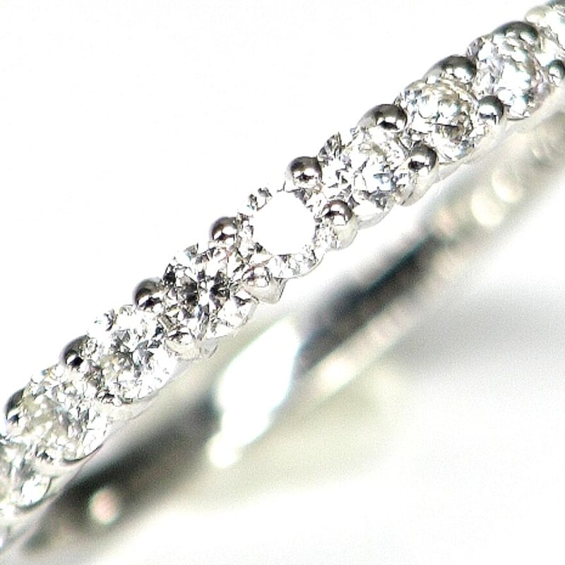 0.50ct 良質天然ダイヤモンド PT950エタニティリング 0.50ct 良質天然ダイヤモンド PT950エタニティリング