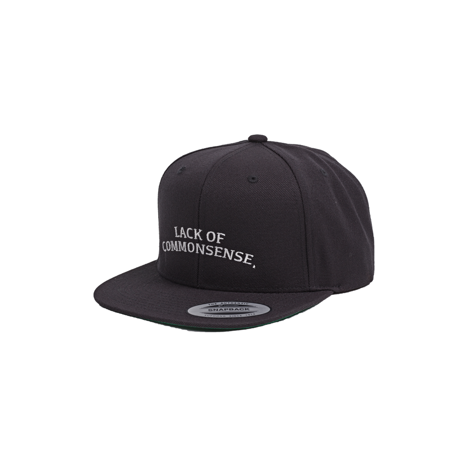 Lack of common sense CollegeLogo cap | GLITCH O...